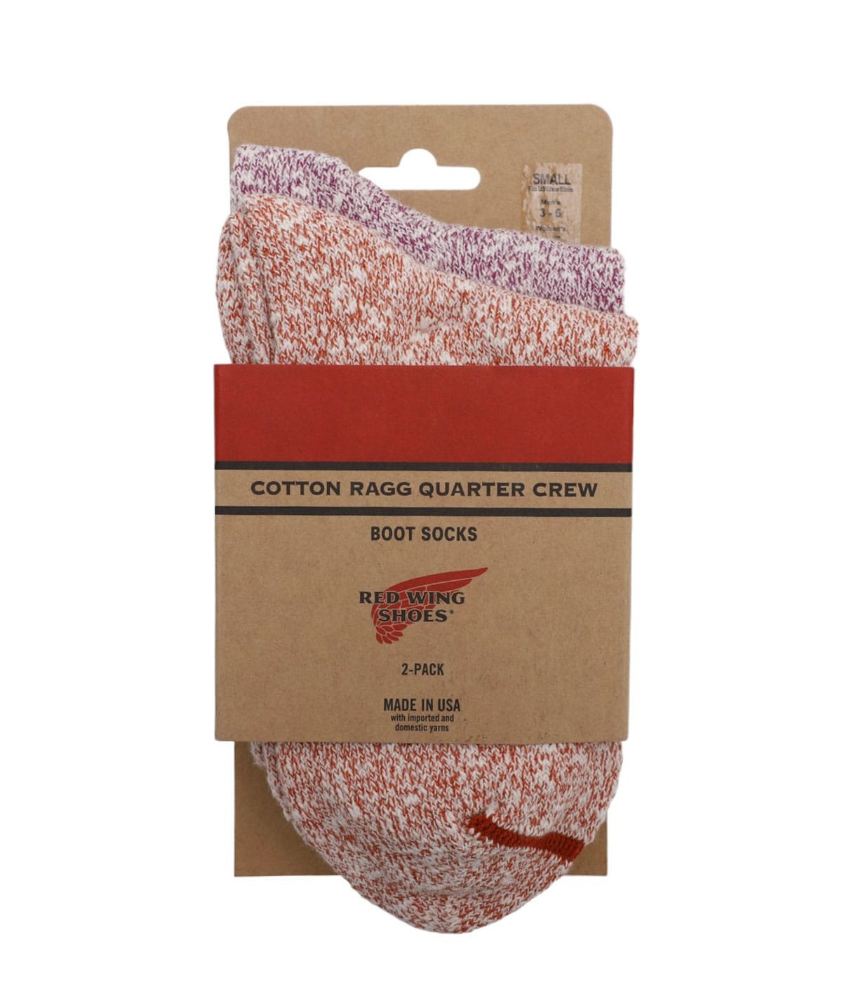 COTTON BLEND RAGG QUARTER CREW | RED WING(レッドウィング) / ファッション雑貨 靴下・ソックス ...