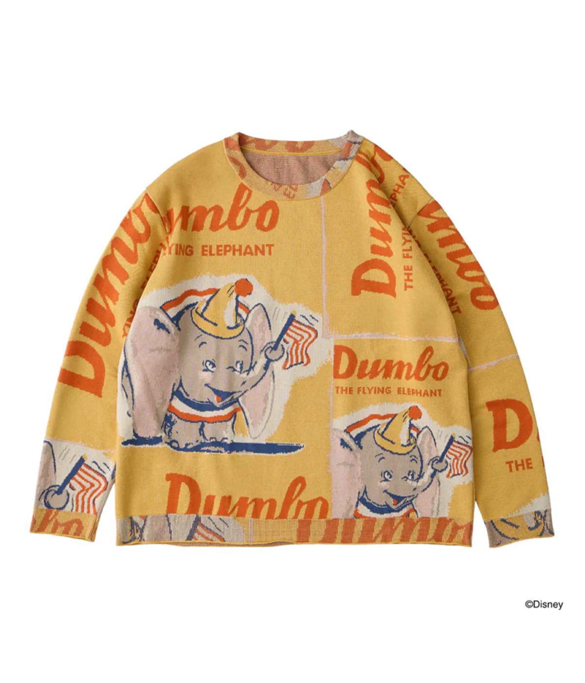 DISNEY VP / PC KNIT COLLECTION CREWNECK / DUMBO | PORTER CLASSIC(ポーター ...