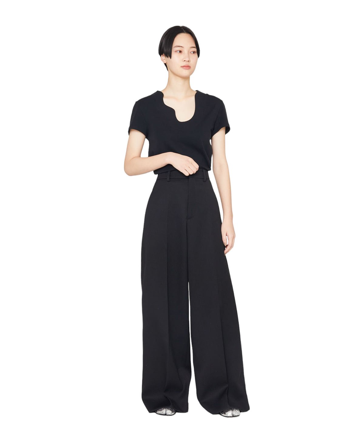 【レディース】WOOL WIDE TROUSERS | KANAKO SAKAI(カナコ サカイ) / パンツ スラックス (レディース)の ...
