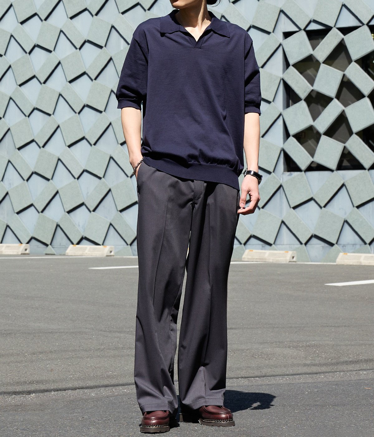 ONLY ARK】別注 THE SEAISLAND COTTON SKIPPER POLO S/S ONLY ARK】別注 THE SEAISLAND COTTON SKIPPER POLO S/S