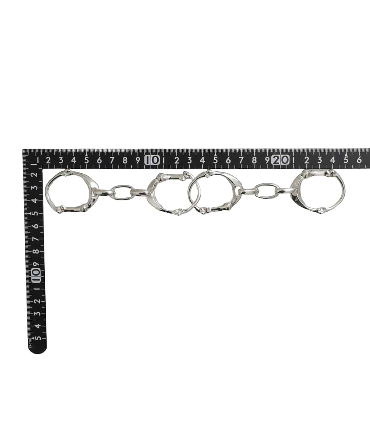 bone shaped carabiner br acelet.-L- | TAKAHIROMIYASHITATheSoloist.(タカ ...